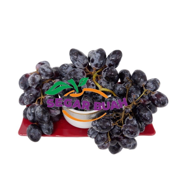 Jual Anggur Hitam Tanpa Biji Seedless 500 gr / 1000 gr (1 kg) | Shopee ...