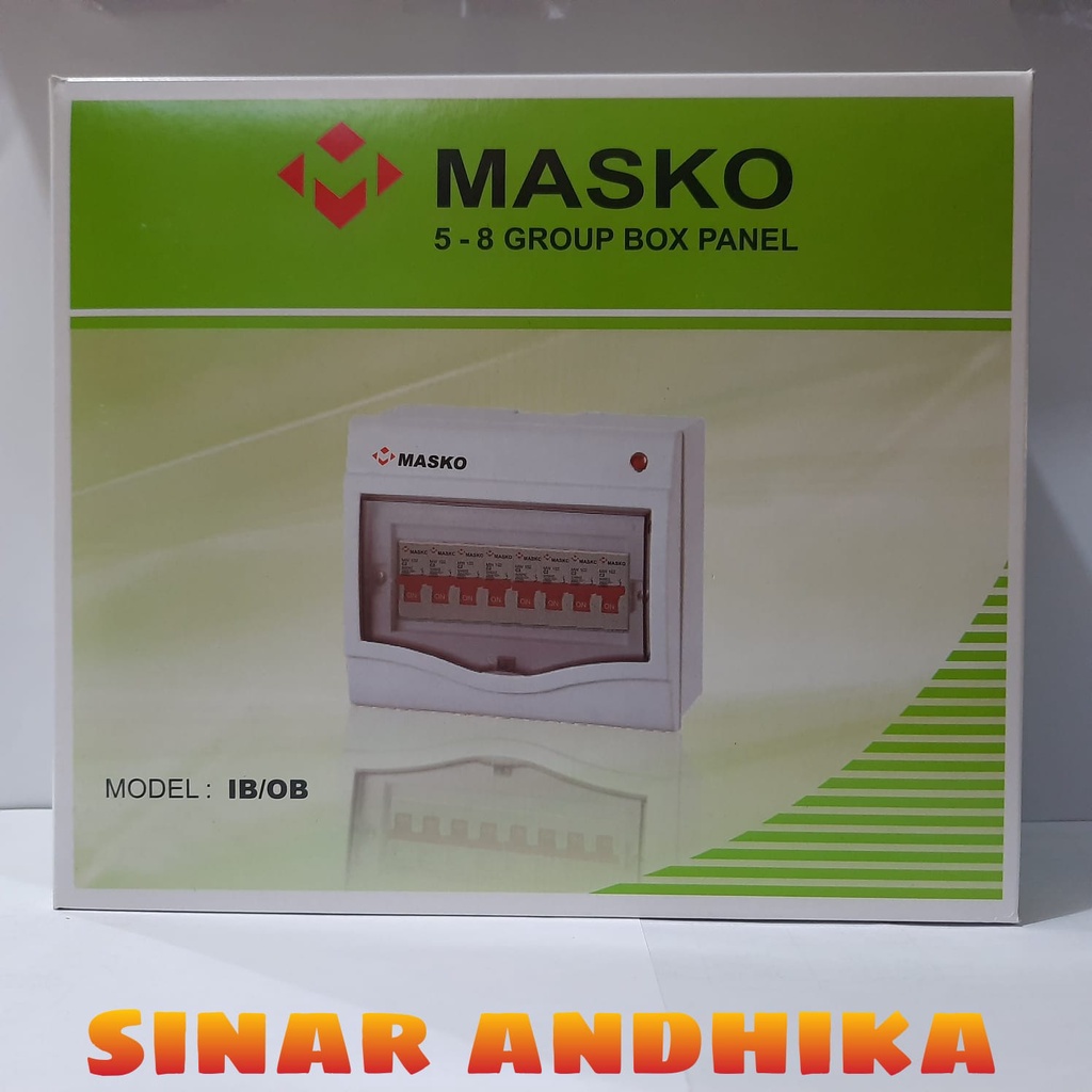 Jual PANEL BOX MCB IB/OB MASKO 5-8 GROUP 9808 | Shopee Indonesia
