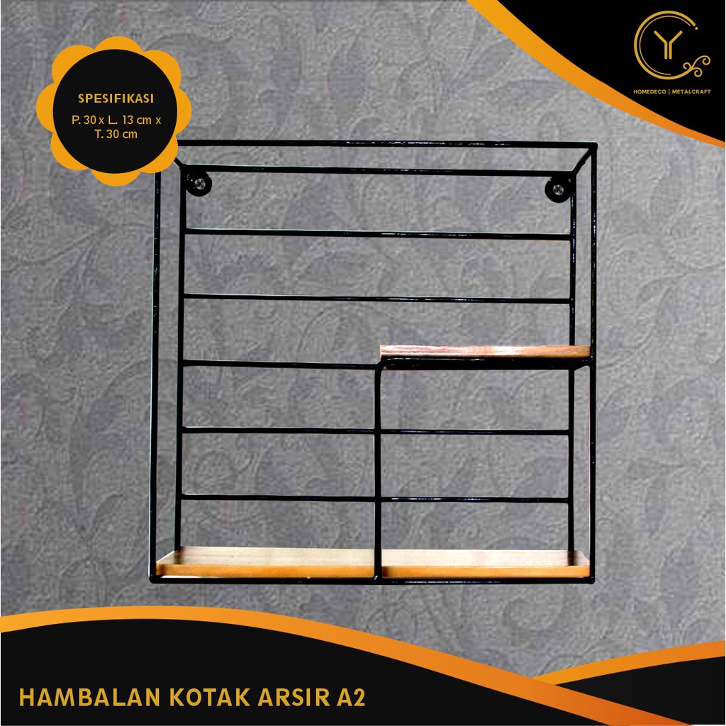 Jual RAK BESI KOTAK ARSIR - HAMBALAN BESI - RAK BESI SERBAGUNA - HIASAN ...