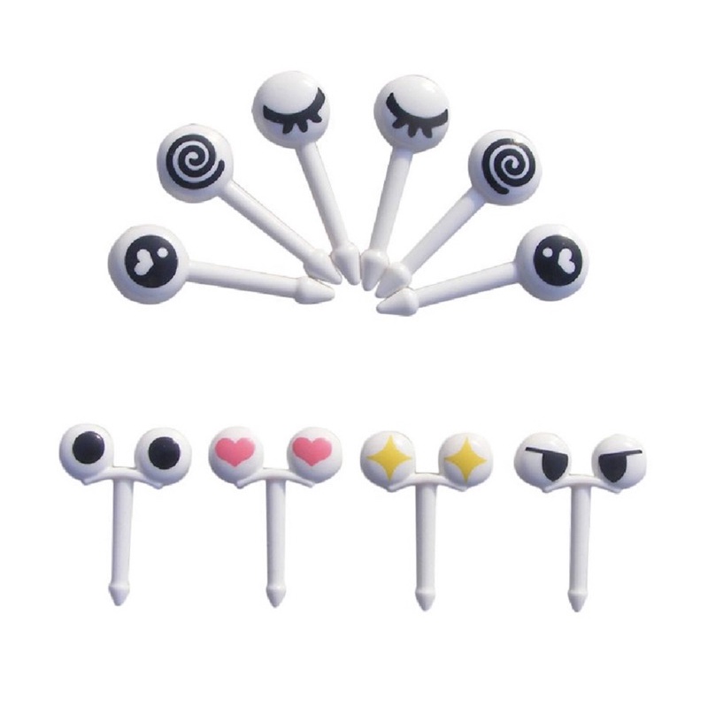 Jual Bentopick Foodpick Tusukan Bento Garpu Bento Eyes Mata Lunchbox ...