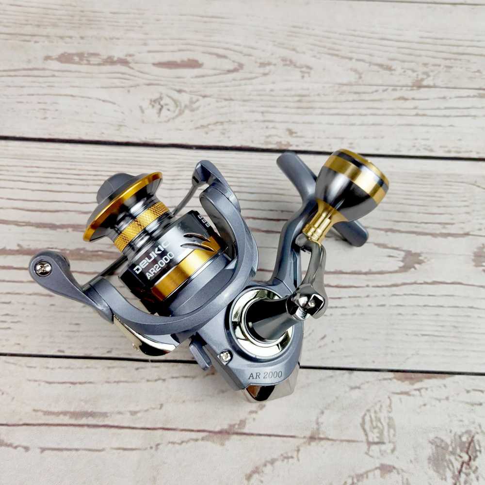 Jual Reel Deukio Reel 2000 Non Power Handle Reel Pancing Full Besi Reel ...