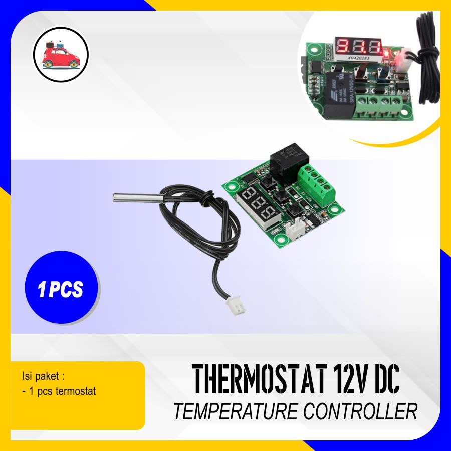 Jual Thermostat/Termostat Digital XH-W1209 12V DC Temperature Controller | Shopee Indonesia