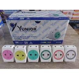 Jual Steker T Multi Yunior LY-911W Colokan Cabang 3 Loyal Warna Bagus ...