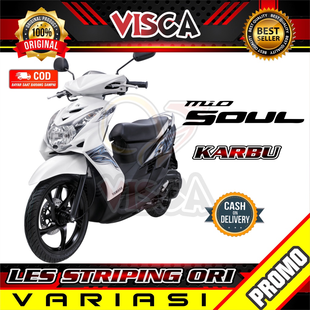 Jual Stiker Mio Soul Lama Striping Mio Soul Karbu Striping Mio Soul Ori ...