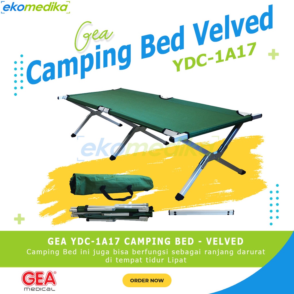Jual Camping Bed GEA YDC 1A17 / Velbed / Tempat Tidur Kemah GEA YDC ...