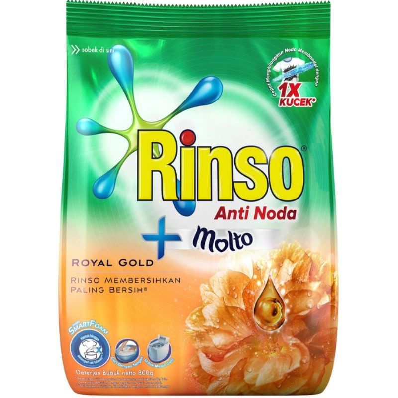Jual Rinso Detergen bubuk 770gr | Shopee Indonesia
