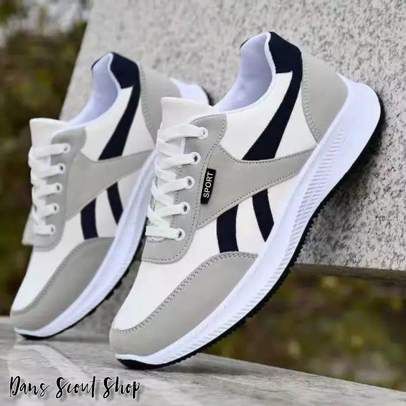 Jual Sepatu Pria Sneakers Sport / Sepatu Running Pria / Sepatu Sporty ...