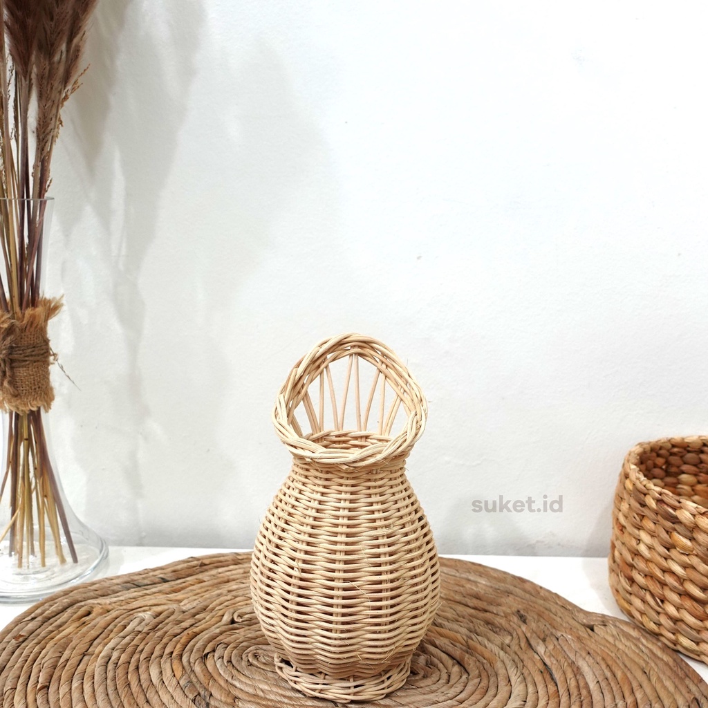 Jual Vas Bunga (bahan dari rotan) | Shopee Indonesia