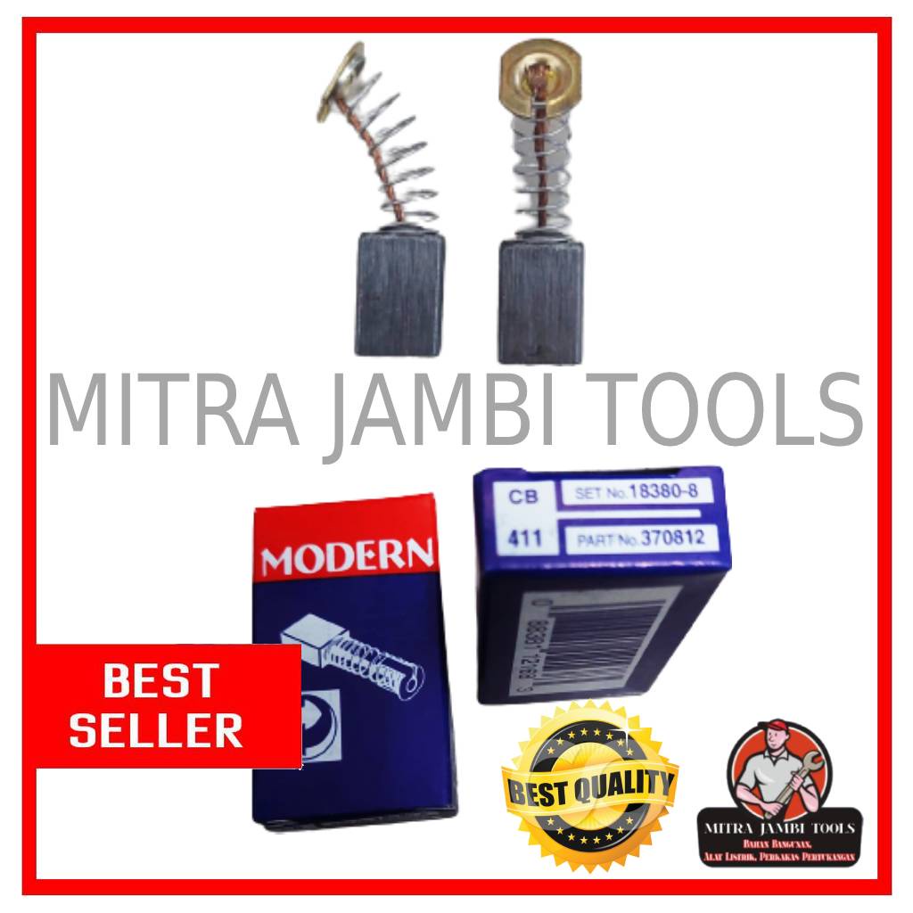 Jual ARANG SPUL KUL MODERN CB 411 CARBON BRUSH | Shopee Indonesia