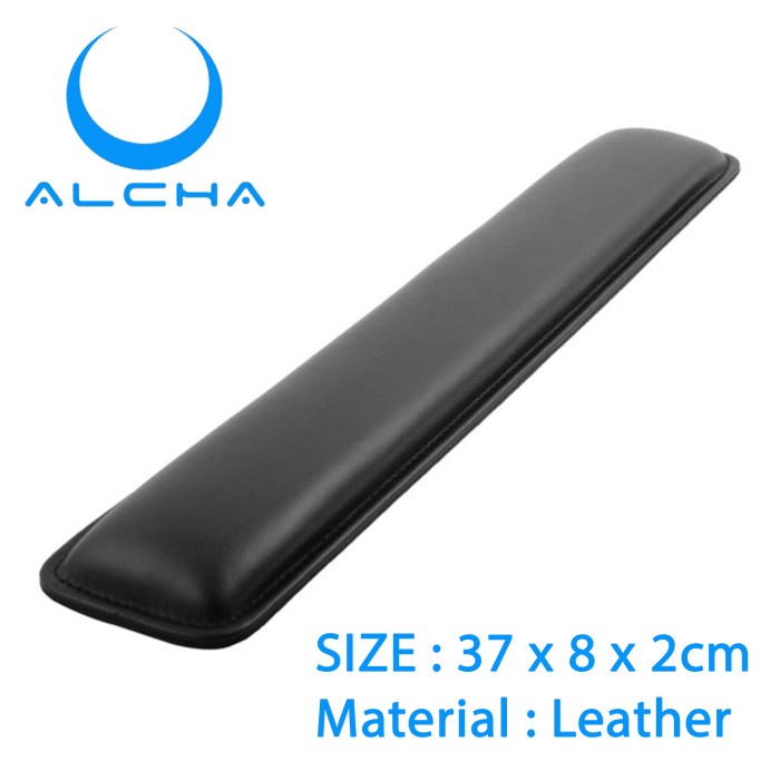Jual Spesial Alcha Wrist Rest Keyboard Mechanical Pad Leather Sandaran ...