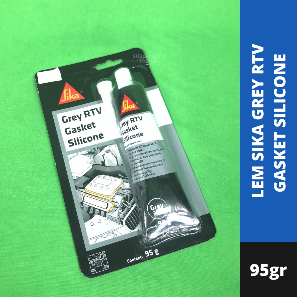 Jual SIKA Grey Rtv Gasket Silicone Lem Silikon Gasket Sealant Packing ...