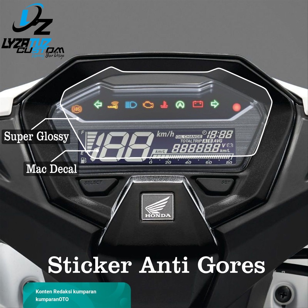 Jual STIKER ANTI GORES SPIDOMETER VARIO160 STICKER PELINDUNG SPIDO ...