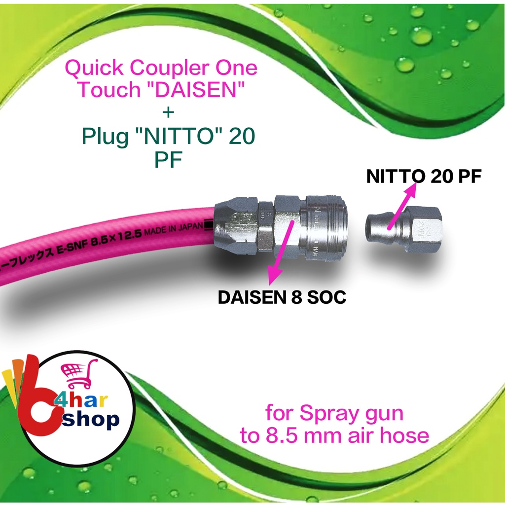 Jual DAISEN Paket Bundling E : Quick Coupler Daisen + Nitto (8 SOC ...
