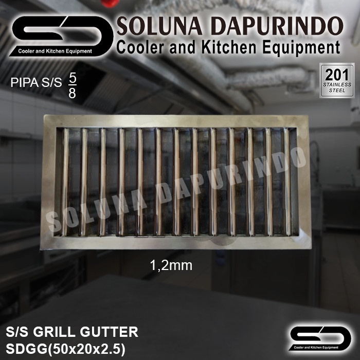 Jual S/S Grill Gutter Sdgg 200/Sdgg200/ Penutup Saluran Stainless Stell ...