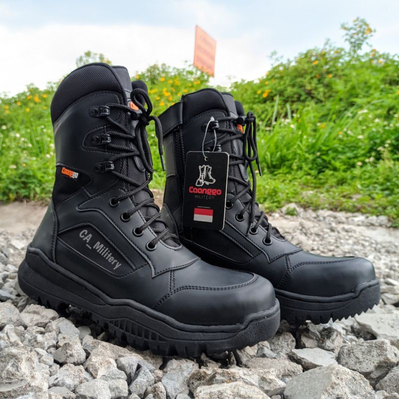 Jual SEPATU PDL tni polri tactical safety boots ujung besi terbaru ...