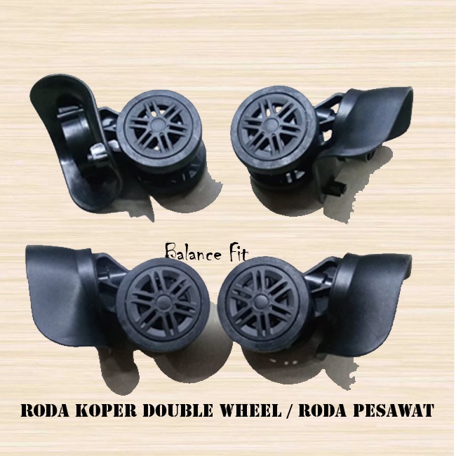 Jual Roda Koper Double Wheel kanan kiri ( 1 set 4 pcs Motif Silver ...