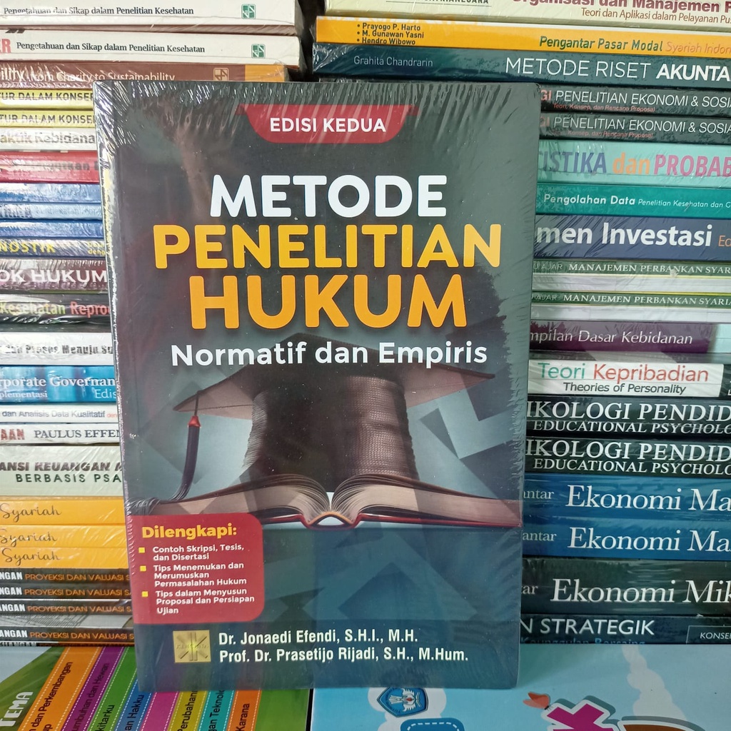 Jual Buku Metode Penelitian Hukum Normatif dan Empiris Edisi Kedua - Dr ...