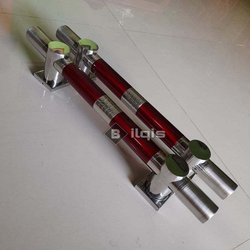 Jual handle pintu bulat minimalis panjang 45cm 60cm gagang tarikan ...