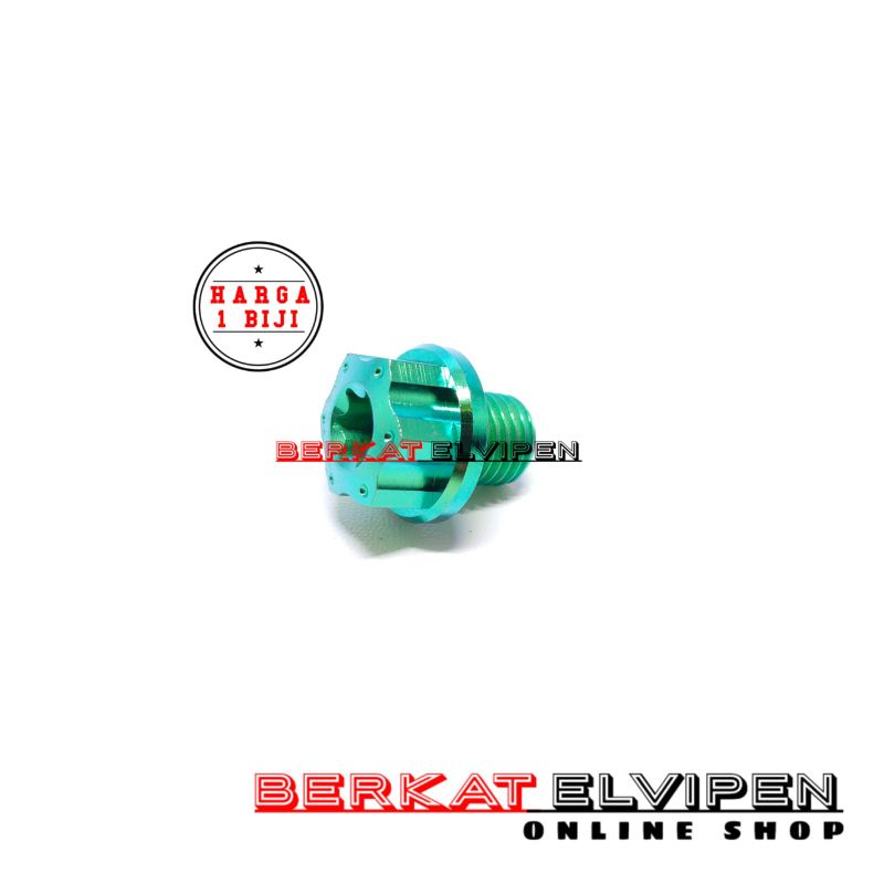 Jual Baut Titanium Gear Head Pembuangan Air Radiator Vario 125 150 160 ...
