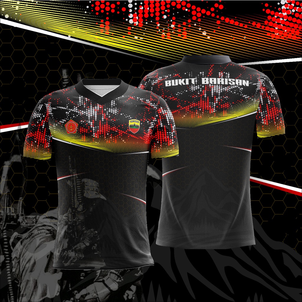 Jual Baju Kaos Jersey TNI AD AL AU/Full Print/Kualitas PREMIUM (Bebas Design + Nama + Logo) 9 ...