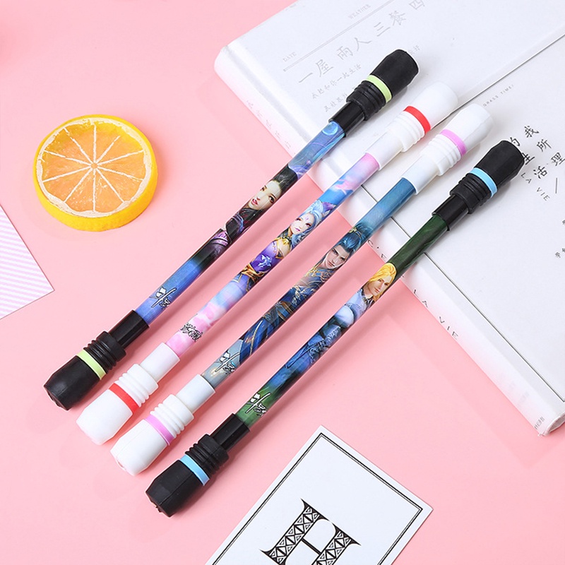 Jual spinning pen LED pulpen pena putar plastik balance anti stress ...