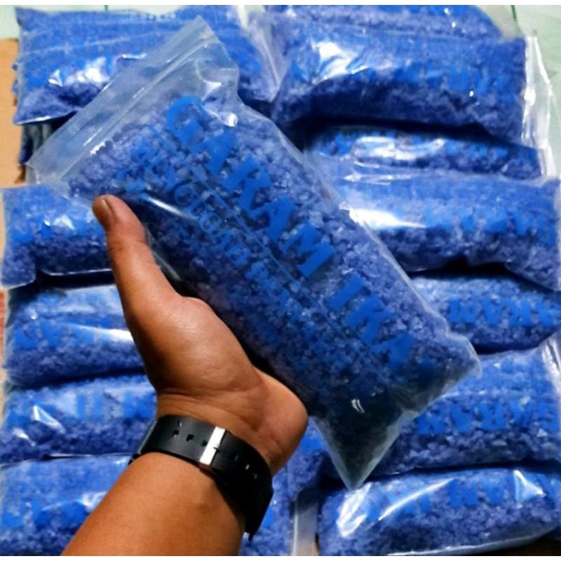 Jual garam biru / BLUE SALT untuk obat jamur ikan kemasan 500gr ...