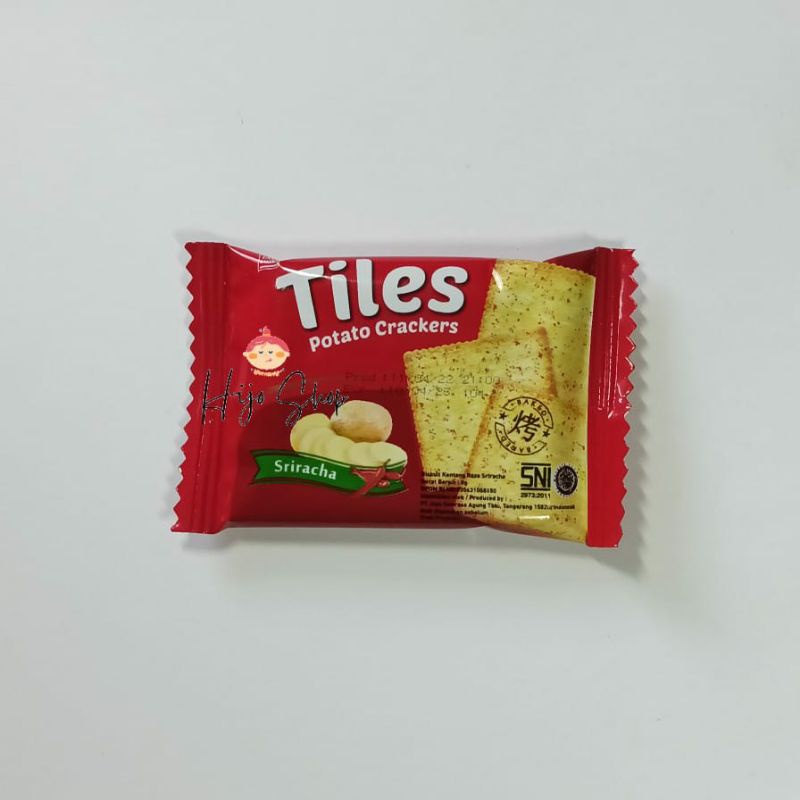 Jual Tiles Potato Crackers Rasa Sriracha 8g Jajanan Terbaru | Shopee ...