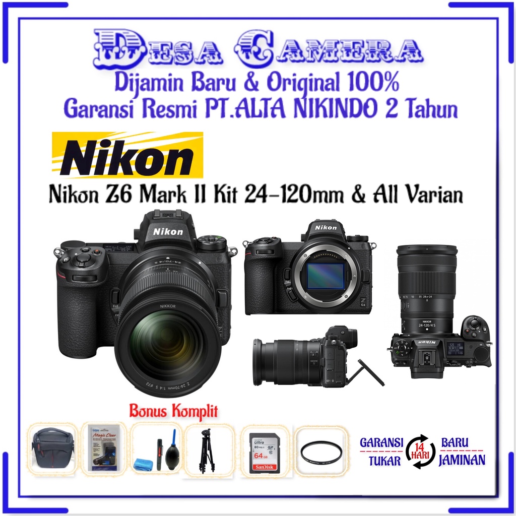 Jual Nikon Z6II Nikon Z6 II Nikon Z6 Mark II Kit 24-120mm Garansi Resmi ...