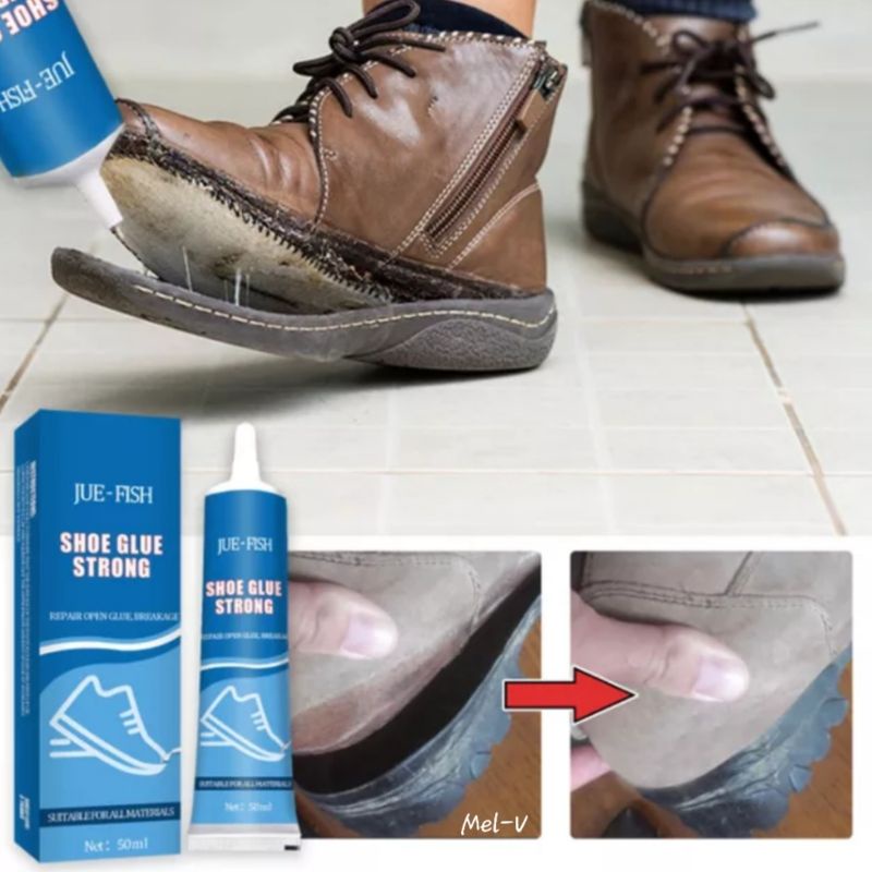 Jual Glue Shoes Repair Juefish Lem Kuat Perbaikan Sepatu Sandal ...