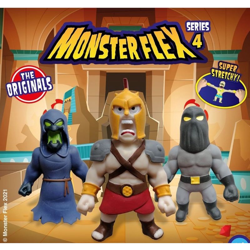 Jual Mainan MONSTER FLEX EMCO Series 3 4 5 Glow In The Dark Figure ...