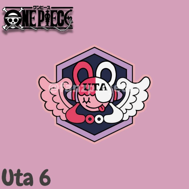 Jual STICKER ANIME UTA ONE PIECE RED (WATERPROOF) | Shopee Indonesia