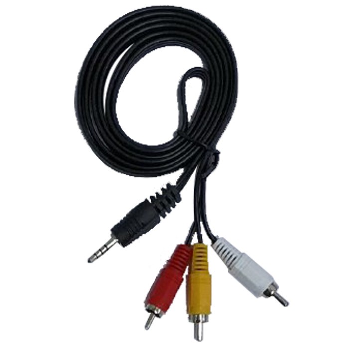 Jual Visero Kabel RCA Cable Audio RCA 1 ke 3 1 ke 2 3 ke 3 panjang 1,5 ...
