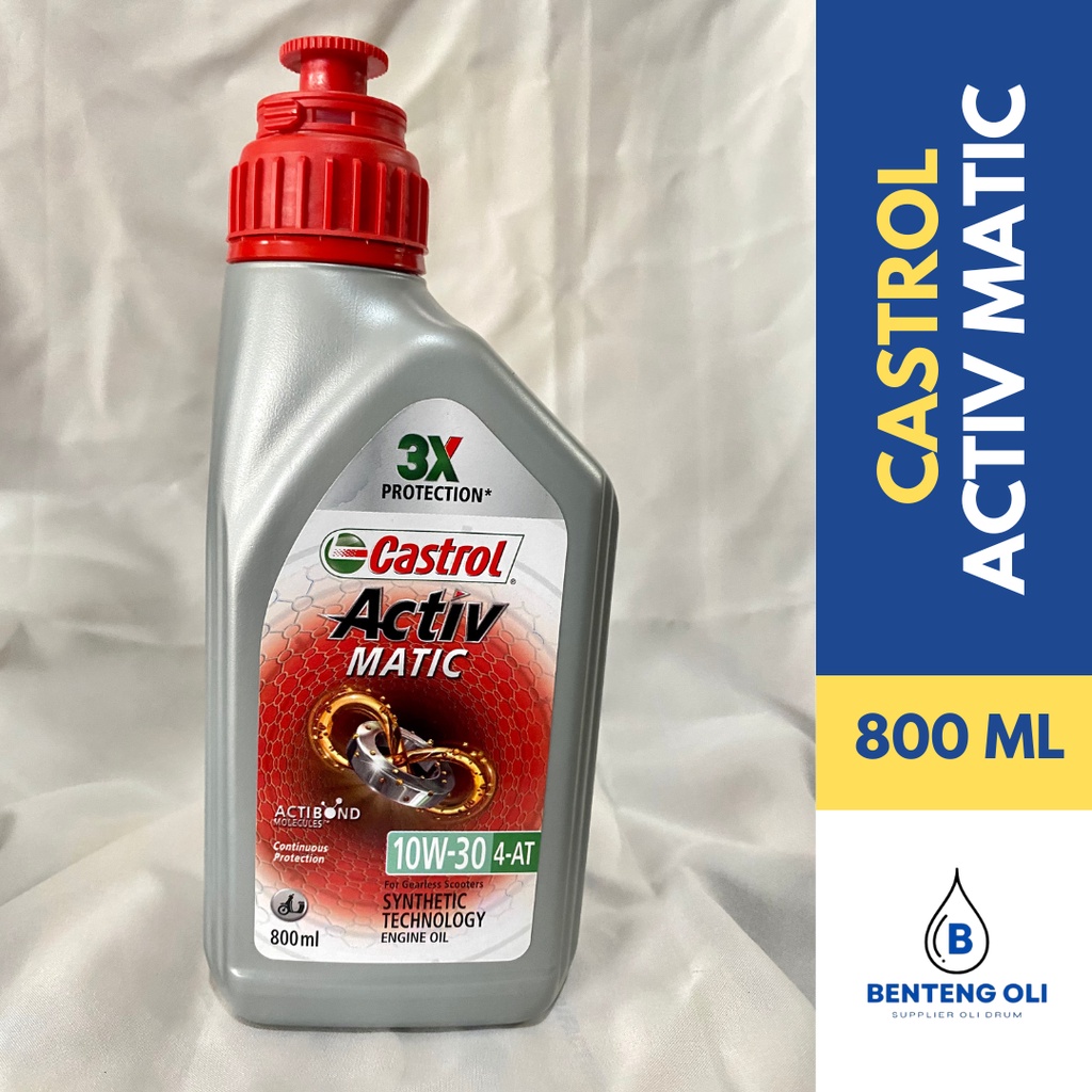Jual CASTROL ACTIV MATIC 10W-30 800ML | Shopee Indonesia
