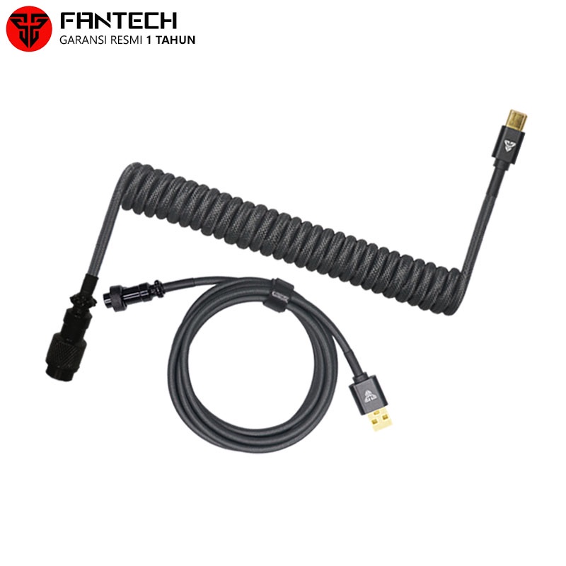 Jual Kabel Coil Fantech Aviator AC701 Coiled Cable Type C for Keyboard ...
