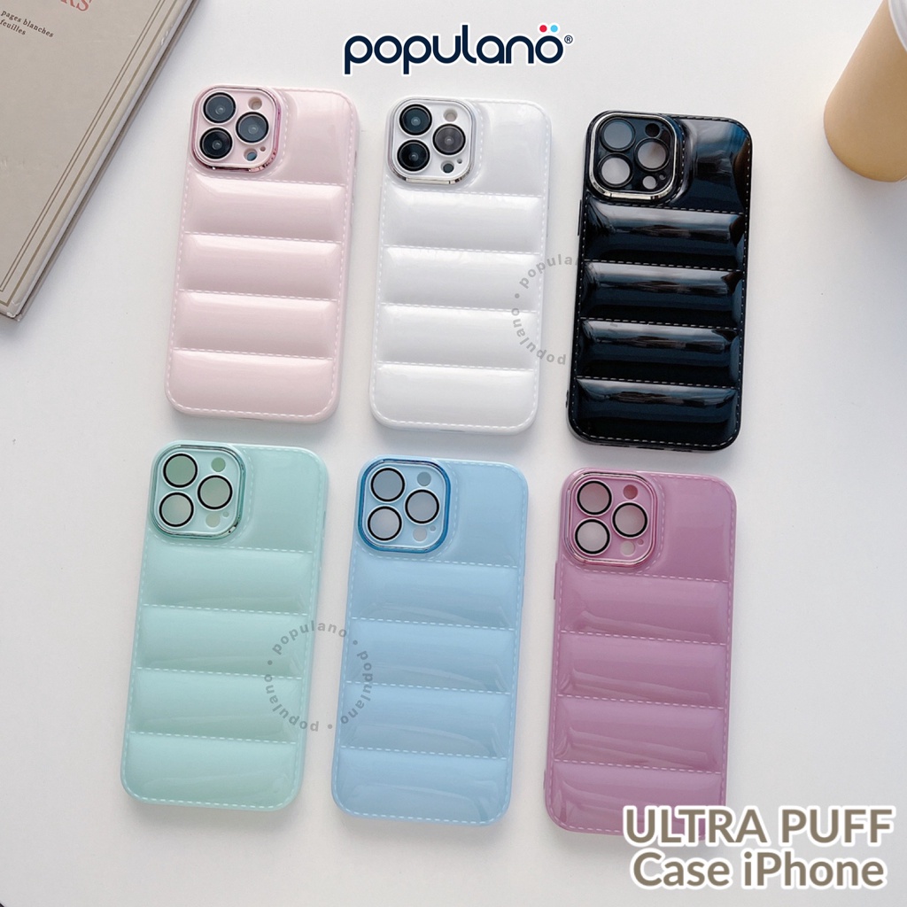 Jual (1) Ultra Puff Case iPhone Pillow Casing Puff Bantalan Soft Case ...
