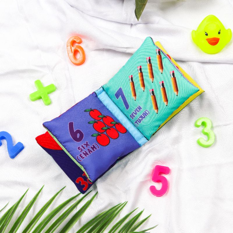 Jual Mainan Bayi dan Balita Soft Book mini Mengenal Angka | Shopee ...