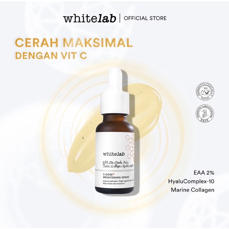Jual Whitelab C-Dose+ Brightening Serum- Serum vitamin c 20ml | Shopee Indonesia
