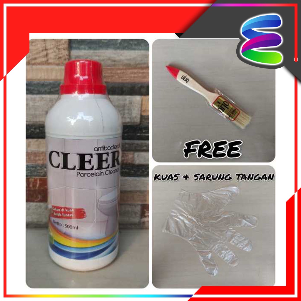 Jual CLEER Cairan Pembersih Kerak Keramik Kamar Mandi Toilet Ampuh ...
