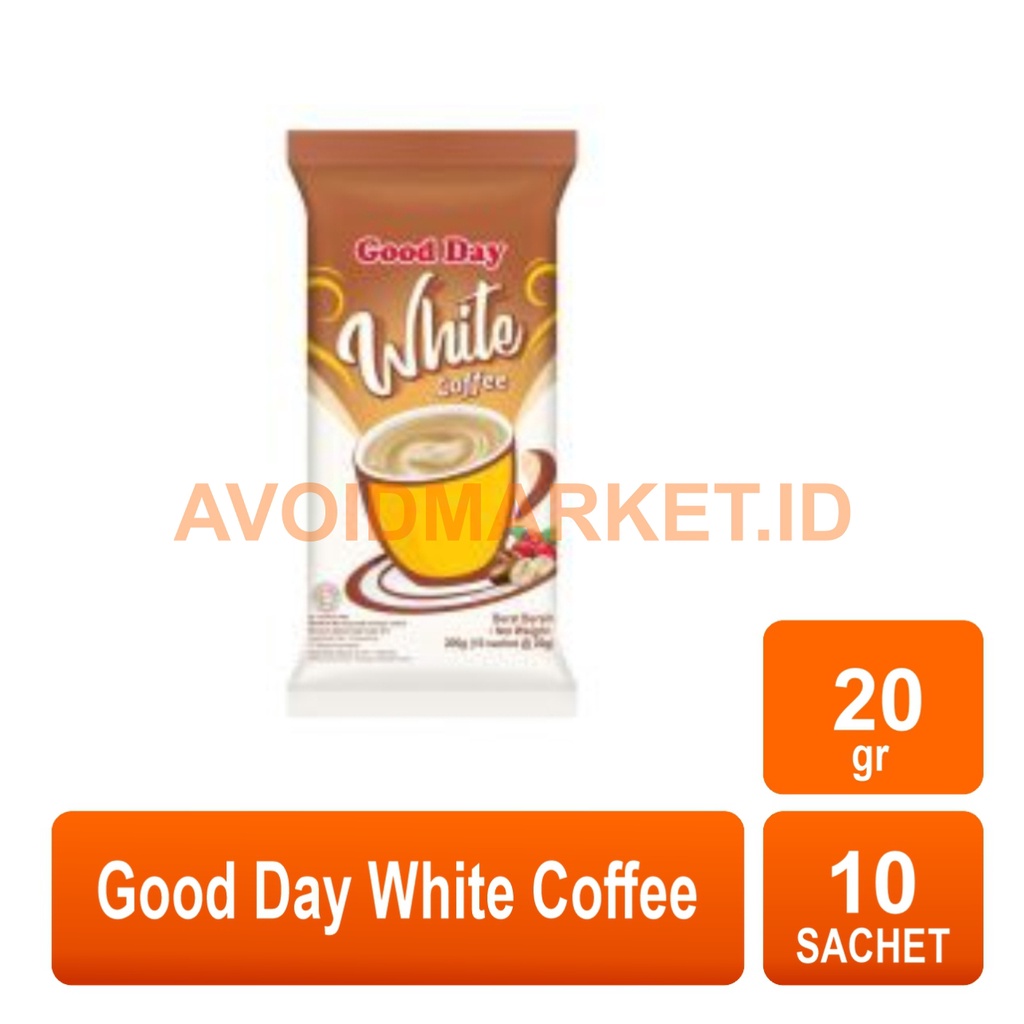 Jual Good Day White Coffee 20 gr x 10 Sachet ( 1 renceng ) | Shopee ...