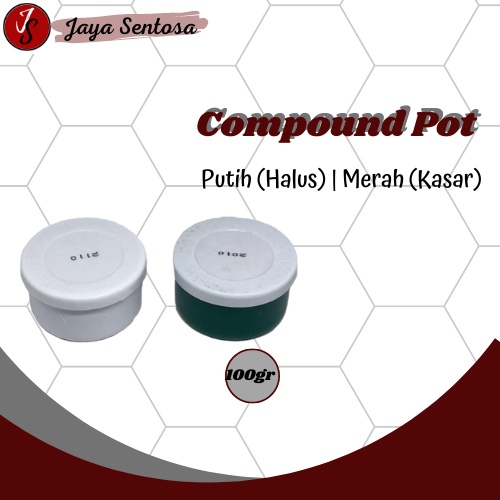 Jual Ivory Compound Pot 100gr/1 ons Merah (kasar) | Putih (halus ...