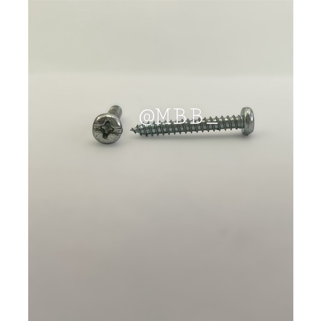 Jual Sekrup JP / Skrup Tapping / Skrup Kepala Bulat (+) 6 x 1 Per 5pcs ...