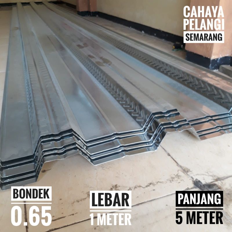 Jual Bondek 0.65 0,65 Std Panjang 5 Meter 5m Bondeck Bondex Plat Cor ...