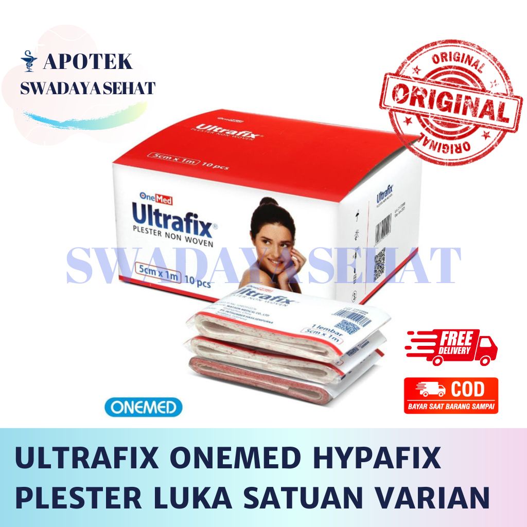 Jual ONEMED ULTRAFIX HYPAFIX Uk 10CM X 1M ; 5CMx1M Plester Perekat ...