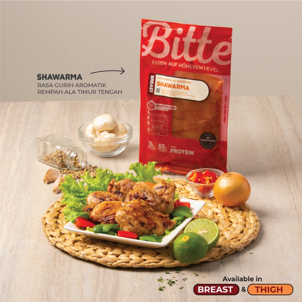Jual Bitte Healthy Frozen Chicken Marinade High Protein Low Calorie ...