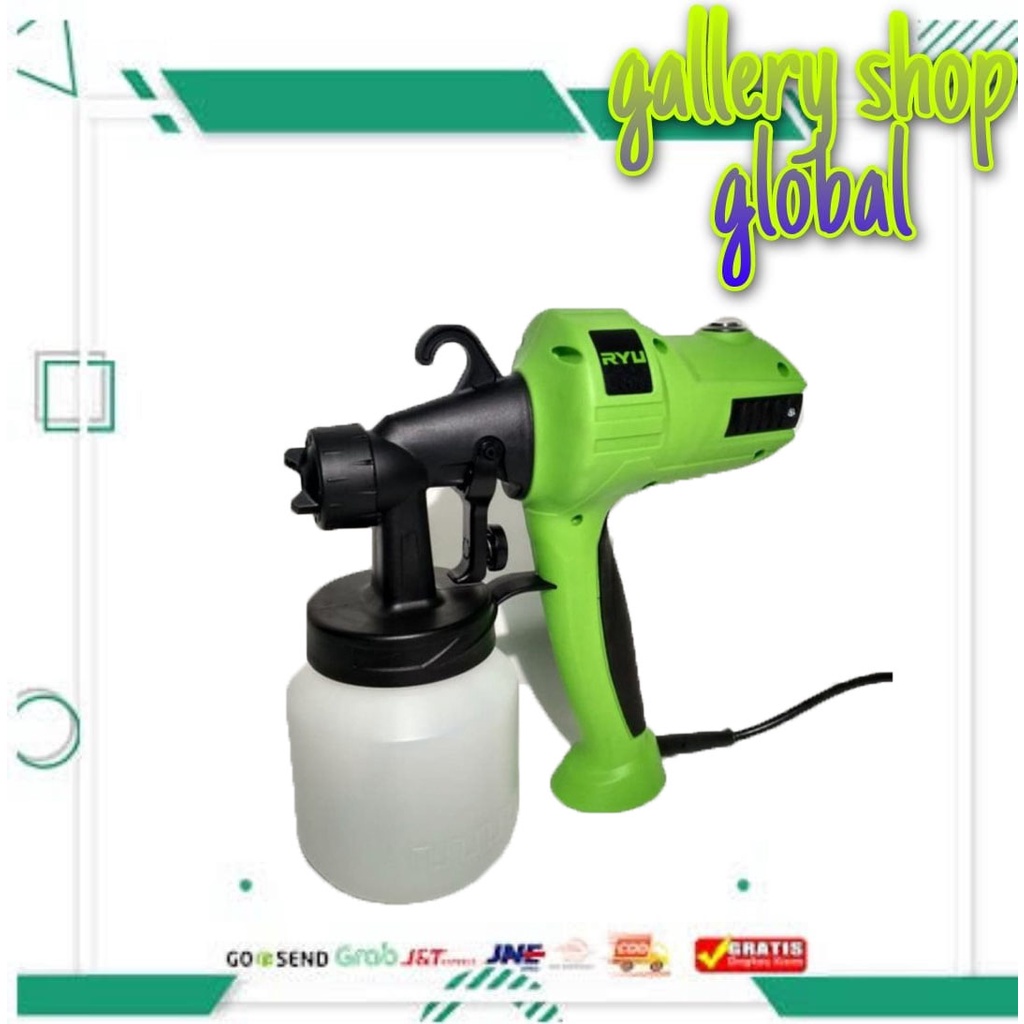 Jual RYU Spray Gun Electrik RSE 800 Semprotan Cat Tembok Paint Zoom ...