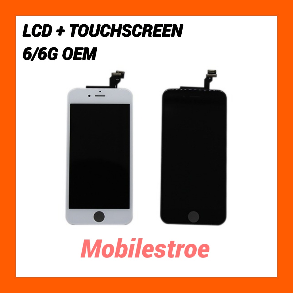 Jual LCD + TOUCHSCREEN 6/6G OEM | Shopee Indonesia