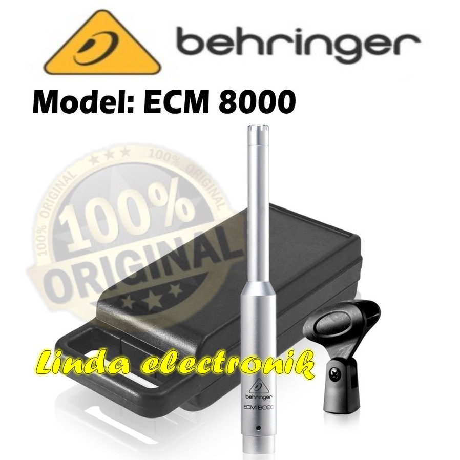 Jual Mic Rta Behringer ECM8000 ECM 8000 Original Measurement Condenser ...
