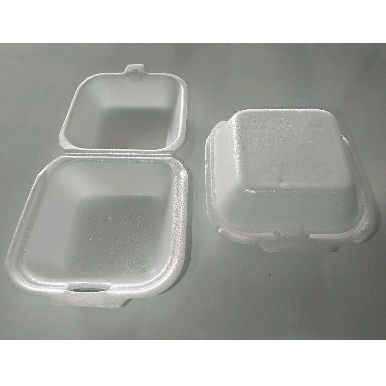 Jual Styrofoam burger 1 bal 100 pcs | Shopee Indonesia