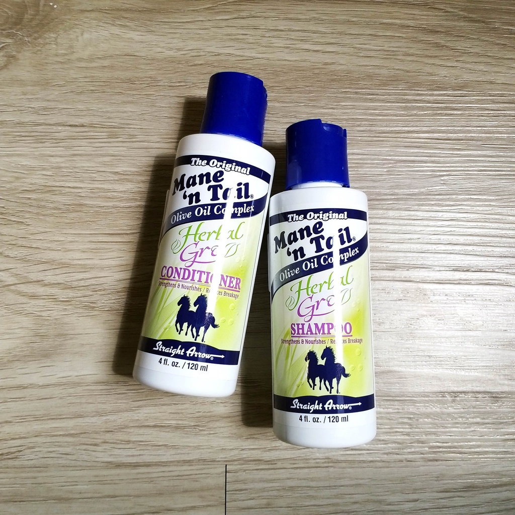 Jual Mane N Tail HERBAL GRO Shampoo / Conditioner 120ml Travel Shampo ...