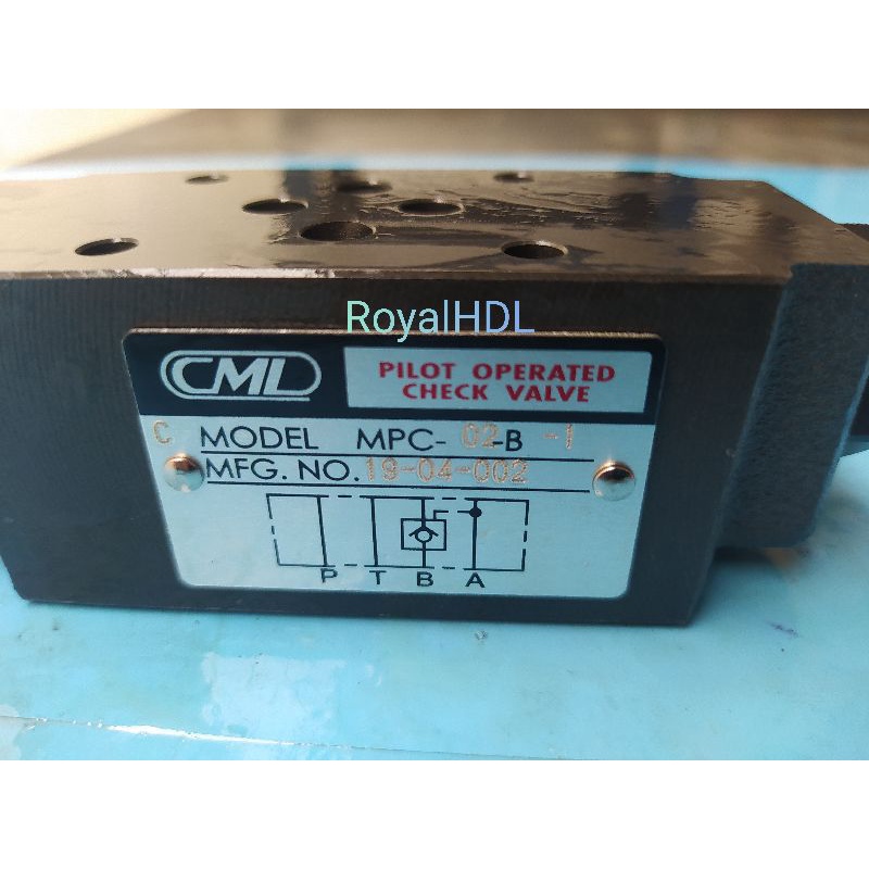Jual hydraulic pilot operated check valve cml camel mpc-02-b-1-c ...